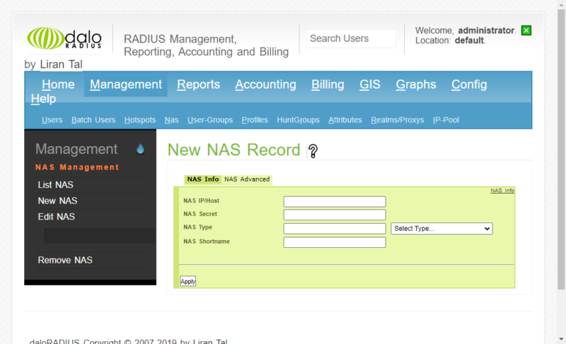 Install FreeRADIUS & daloRADIUS on Ubuntu 22.04 or 20.04 + MySQL ...
