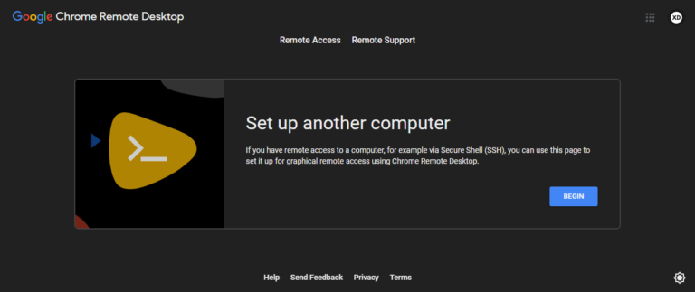 Install Chrome Remote Desktop on a Headless Ubuntu 22.04 Server