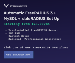Install FreeRADIUS & daloRADIUS on Debian 10 + MySQL/MariaDB - ByteXD