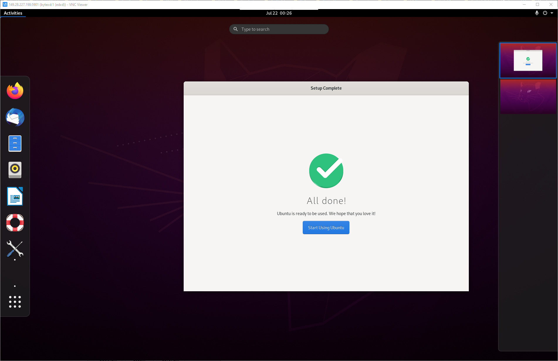 How to Install & Configure VNC Server on Ubuntu 22.04 or 20.04