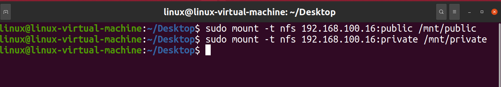 Installing NFS Server and NFS Client on Ubuntu 20.04 - ByteXD