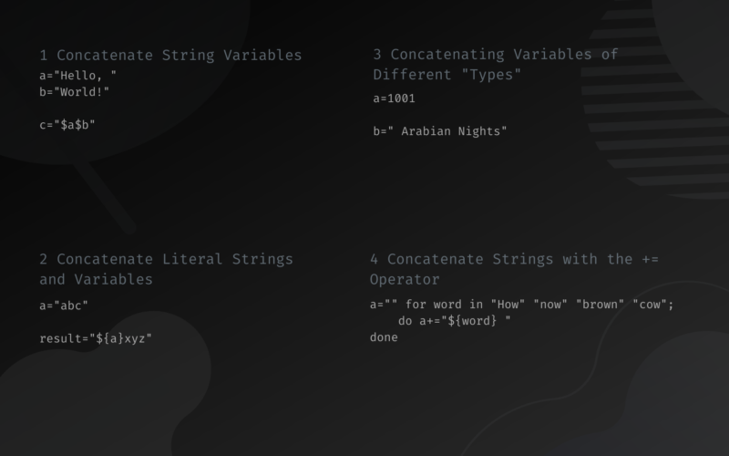 How To Concatenate Strings In Bash ByteXD