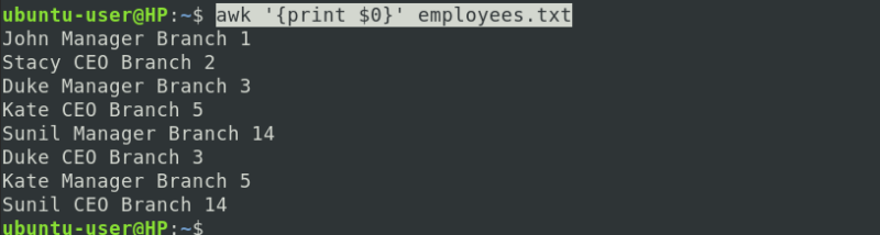 AWK Command Examples for Beginners / AWK Linux Tutorial