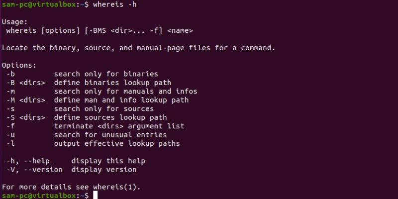 Linux Whereis Command - ByteXD