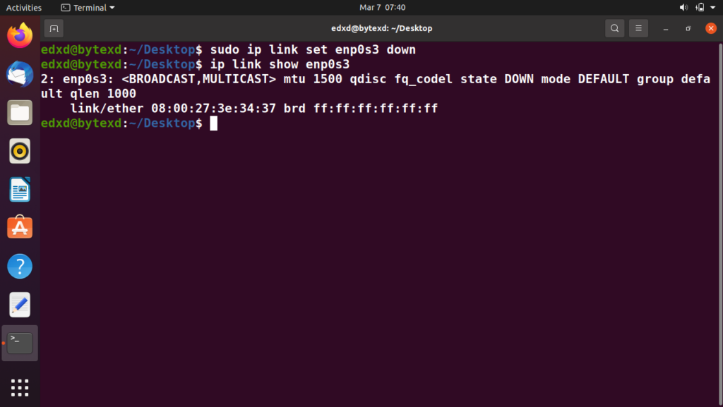 Working with the ip Command in Linux with Examples