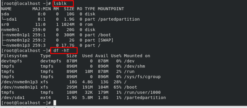 Disk Partitioning In Linux Using Parted Or Fdisk Without Lvm Bytexd