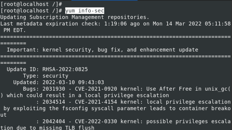 How to Check and Install Security Updates on RHEL 6/7/8 - ByteXD