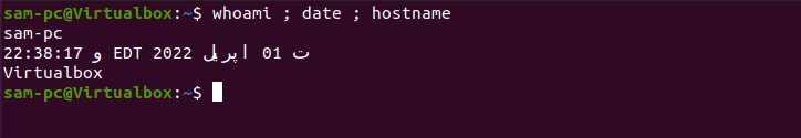 Run Multiple Commands In One Line In Linux