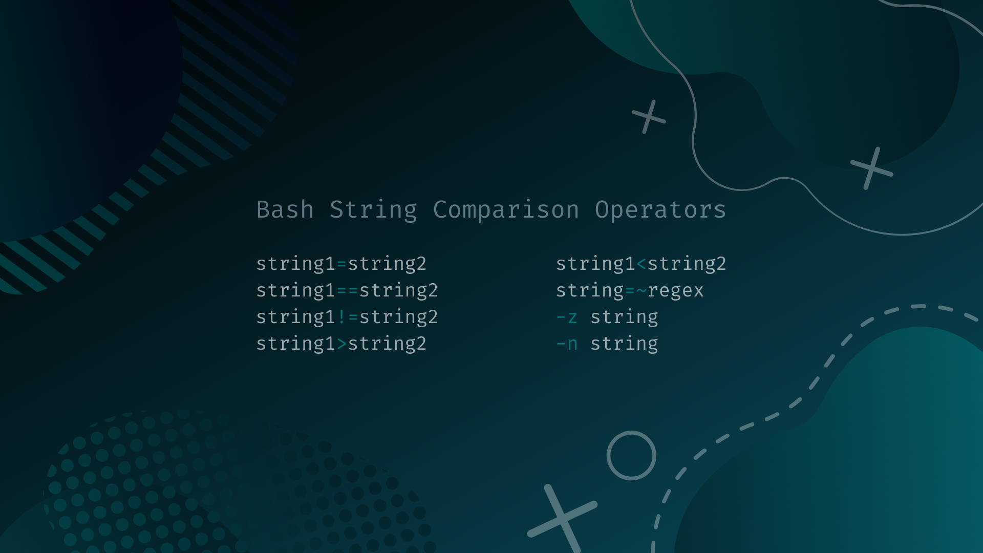 Bash Compare Strings ByteXD