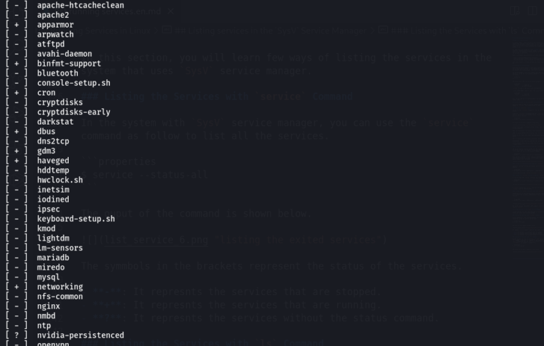 How to List Running Services in Linux - ByteXD