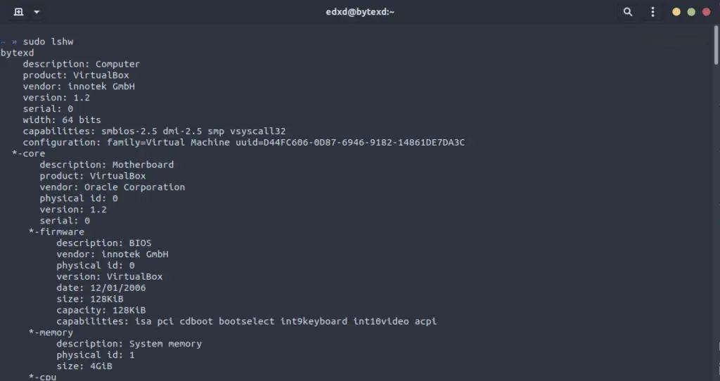12 Commands To Check Linux System And Hardware Information