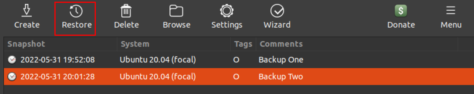 How to Backup and Restore your Linux system with Timeshift