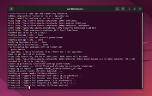 How to Install and Use GNOME Tweaks Tool in Ubuntu 22.04