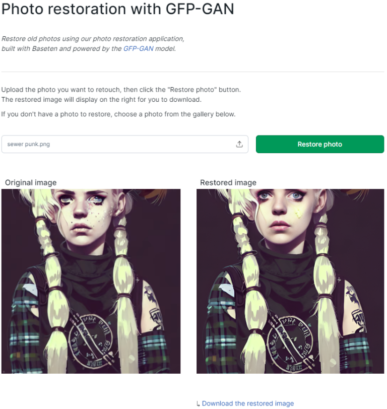 GFPGAN: Free AI Tool to Fix/Restore Faces & Upscale Images