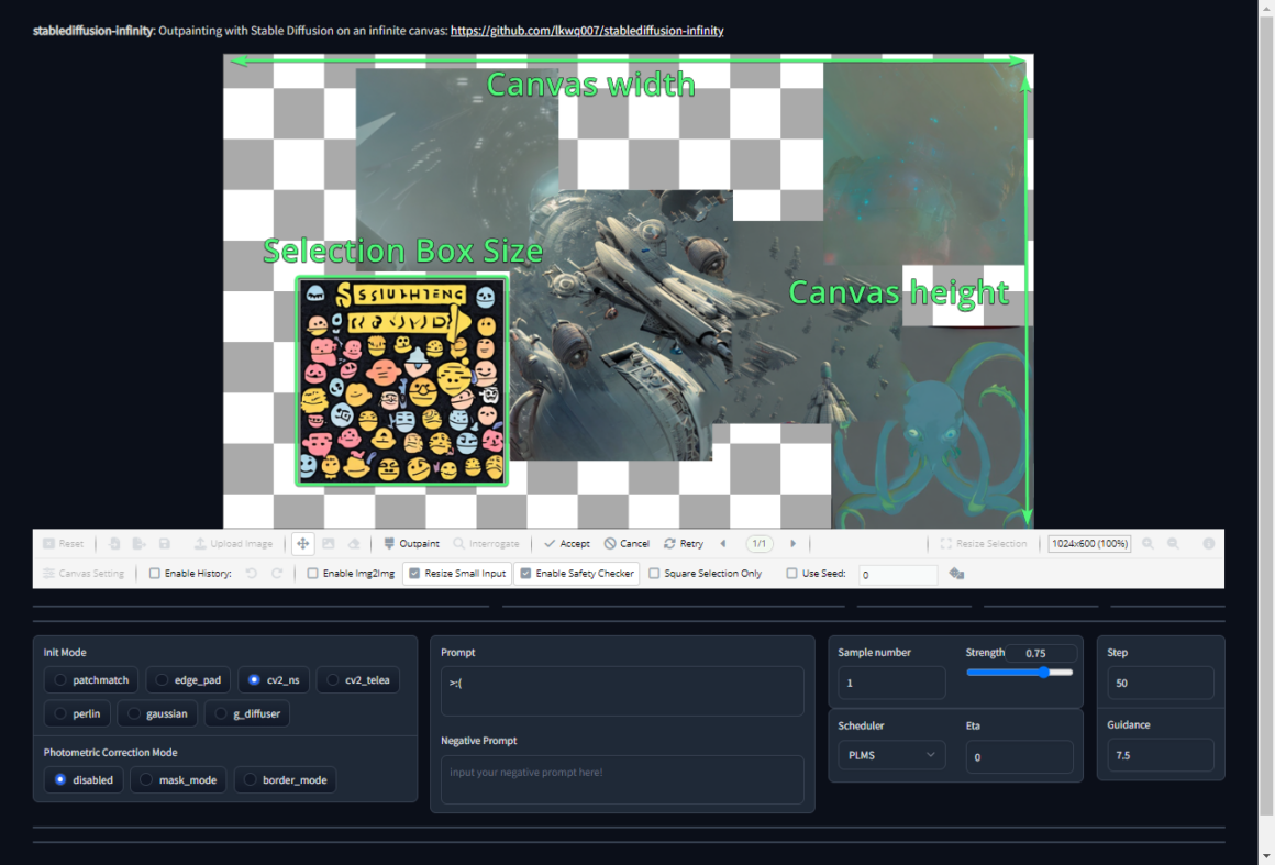 How to Use Stable Diffusion Infinity for Outpainting (Colab)