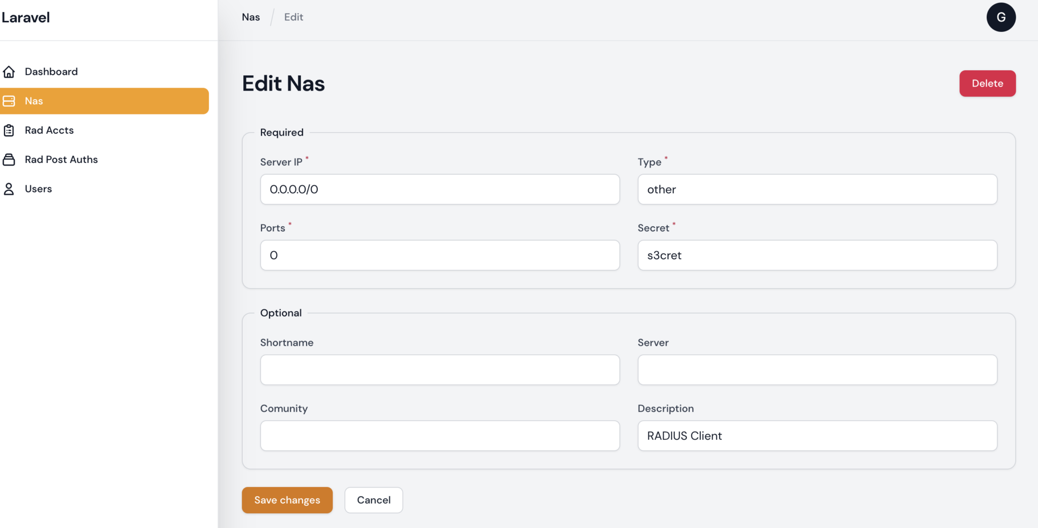 Using Filament to Create a WebGUI for FreeRadius - ByteXD