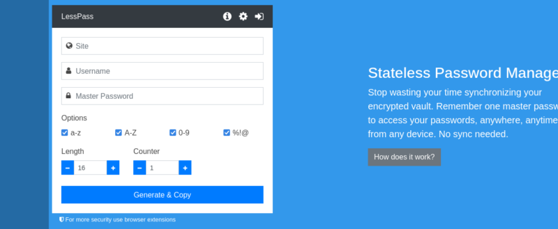 4 of the Best Free and Open-Source Password Managers